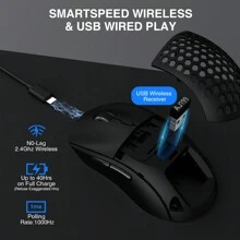 AJAZZ AJ199 PRO Wireless Gaming Mouse,Ultra-Lightweight(59g),Pixart ...