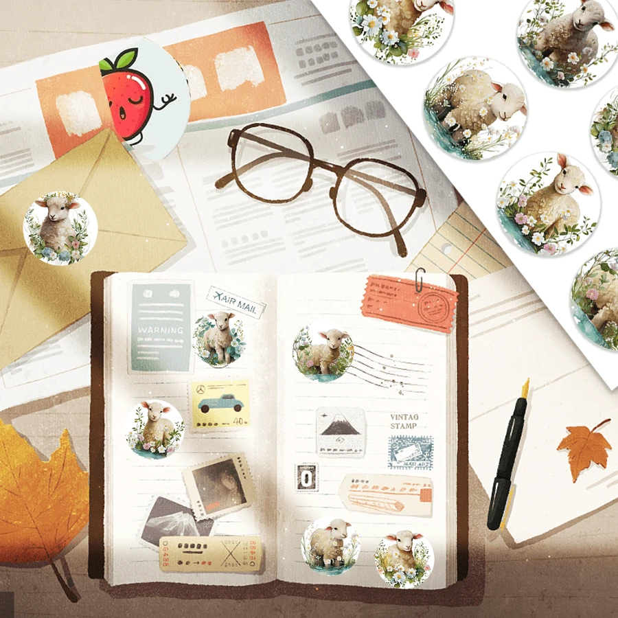 120pcs Sheep Stickers And Decals, Perfect Sheep Gifts For Both Women ...