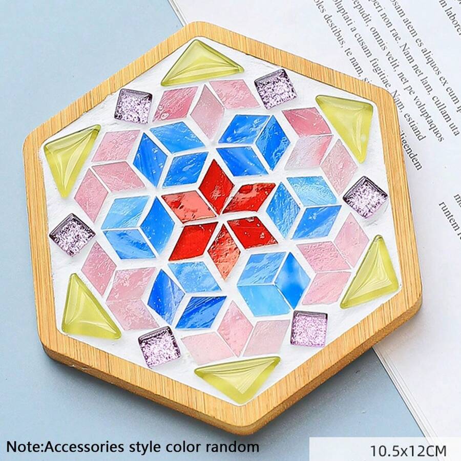 Creative Mosaic DIY Handmade Coaster Material Kit | SHEIN UK