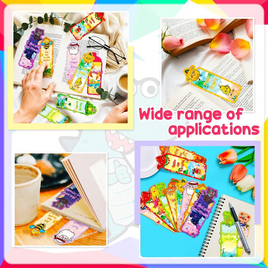 1 Box/20Pcs Cute Fruit Bookmark, Creative Aesthetics Cartoon Bookmart ...
