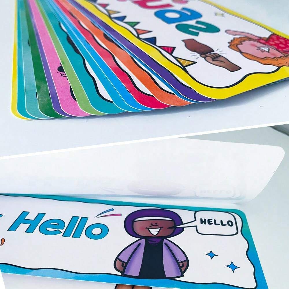 16 Pcs Learning Materials Educational Charts For Kids, Greeting Posters ...