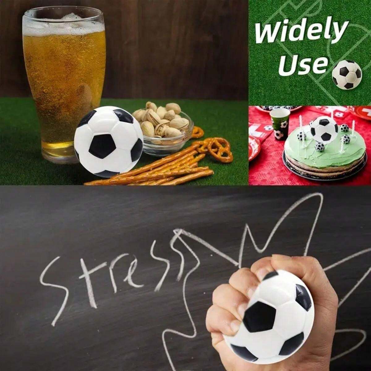 12pcs Mini Foam Sports Balls, Squeezable Stress Soccers, Squeeze Balls ...