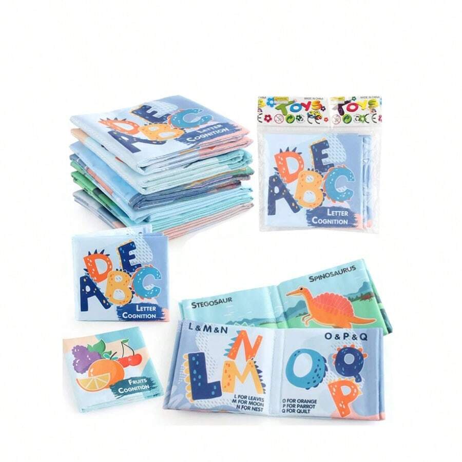 Baby Cloth Book Dinosaur Tyrannosaur Pterosaur Color Perception Cognize ...