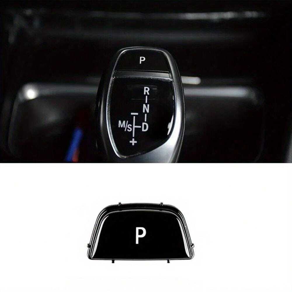 F10 F20 F30 Black Car Gear Shift Knob P Button For BMW 1 2 3 4 5 6 7 X3 ...