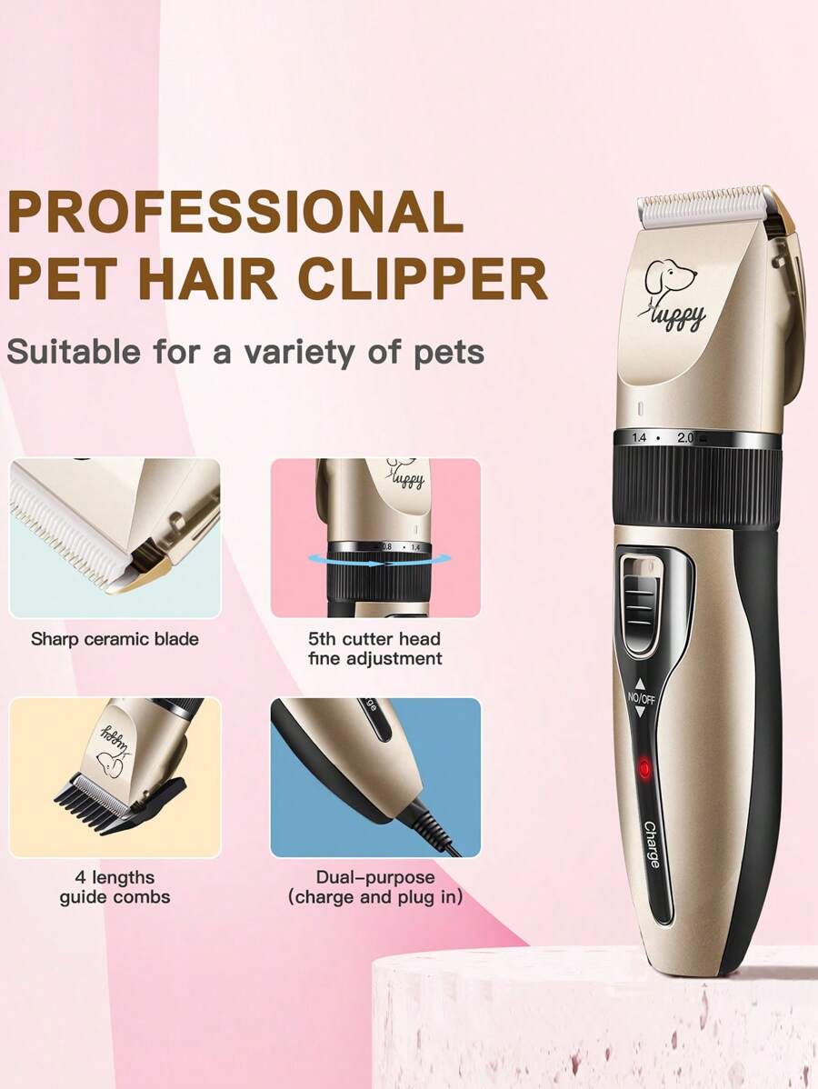 Pet Electric Clipper Electric Clipper Dog Wireless Hair Clipper Set Cat ...