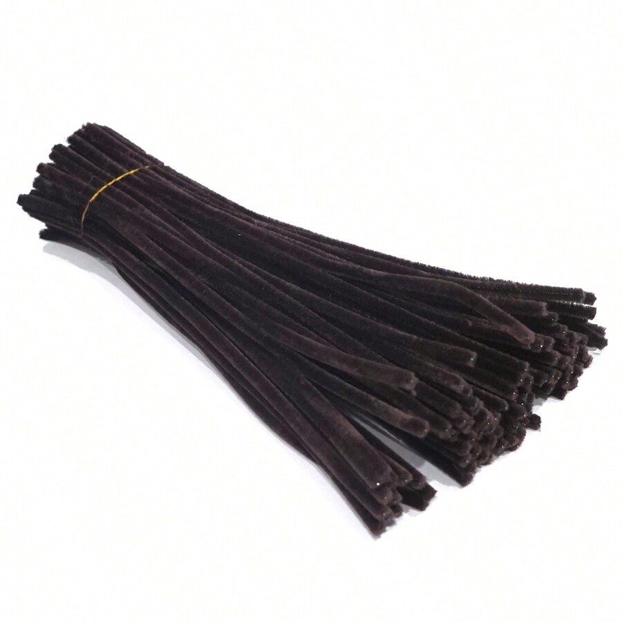 500pcs Ultra Dense Brown Series Pipe Cleaners Light Dark Coffee ...
