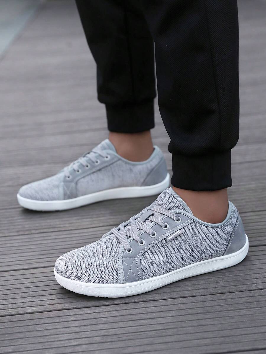 Summer 2024 New Casual Gray Wide Toe Men's Work Shoes, Loose Barefoot ...