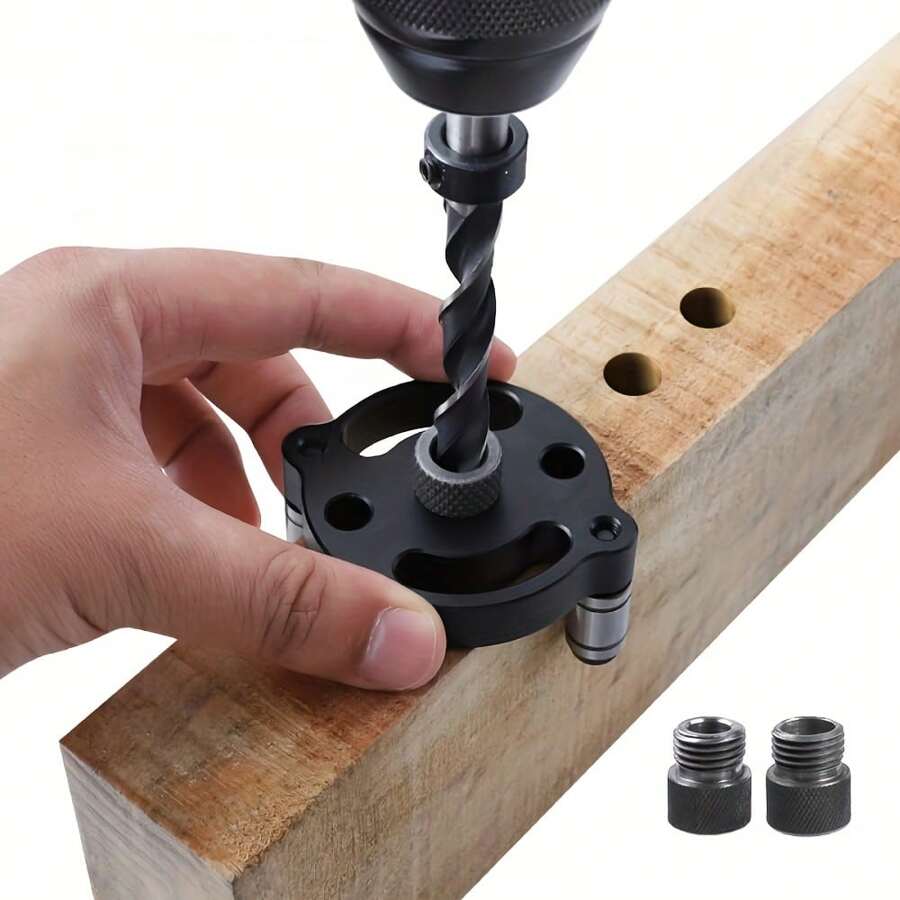 Dowel Drill Guide, Handheld Tool For Locating Pins And Punching Holes ...