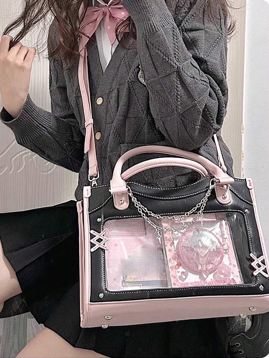 Small Design Transparent Pain Bag Women's Big Food Anime Sweet Cool ...