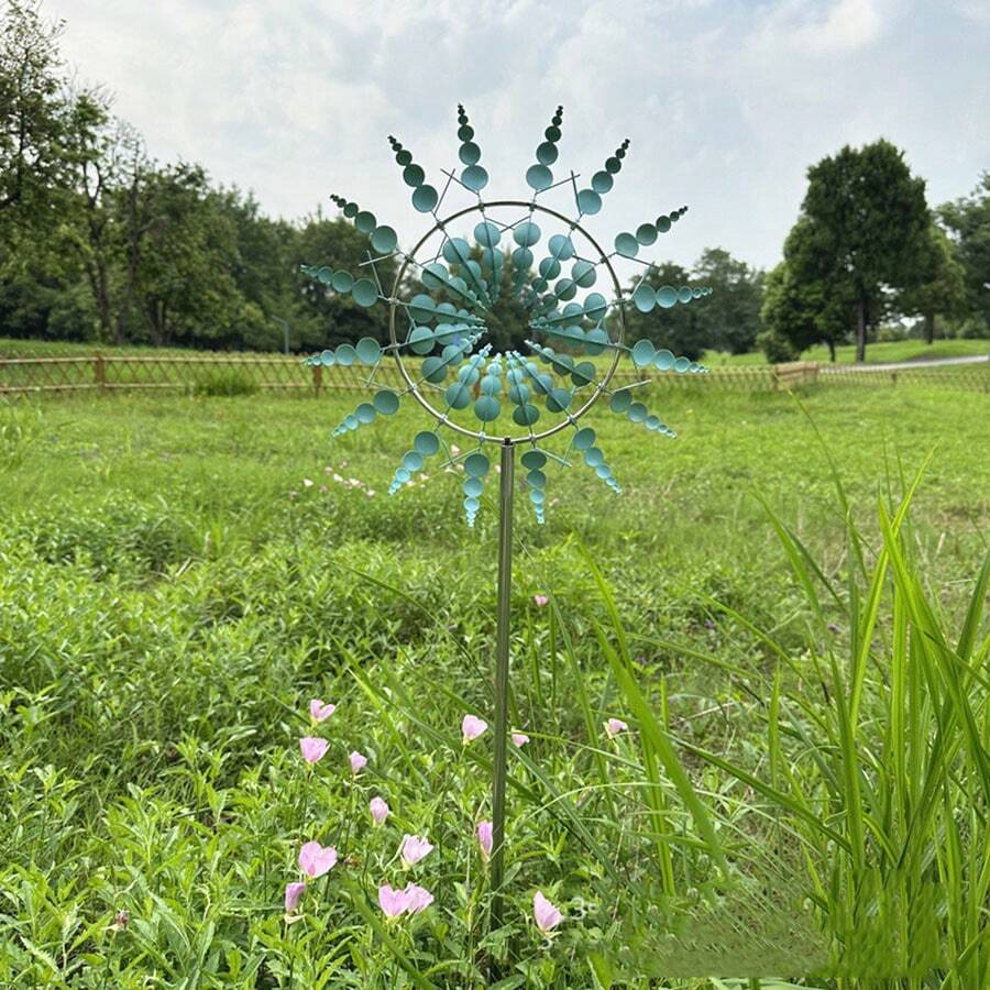 1pc Garden Decoration Windmill Ornament, New Power Metal Windmill For ...