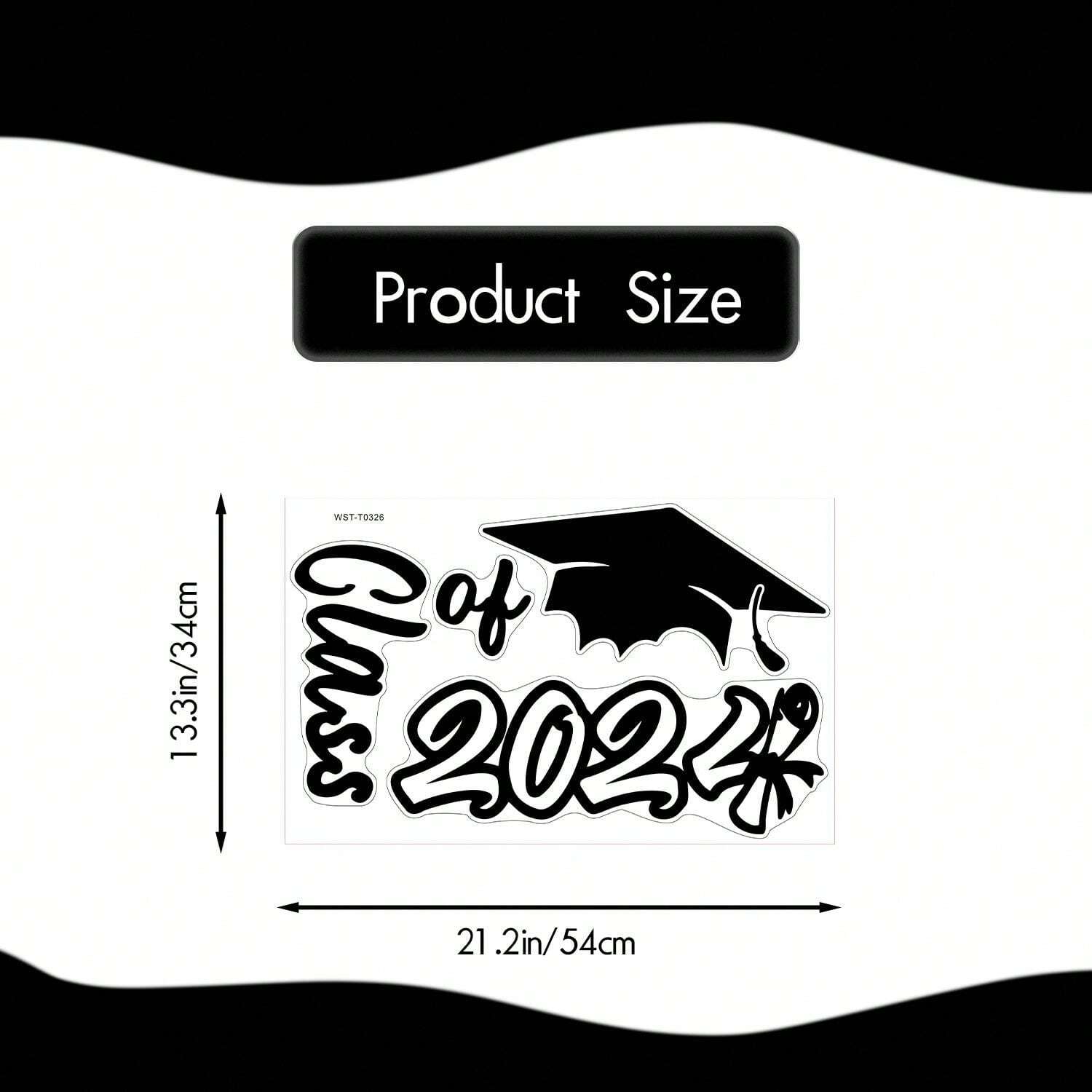 Class Of 2024 Decal For Balloon Arch Sign Graduation Decal For Sign ...