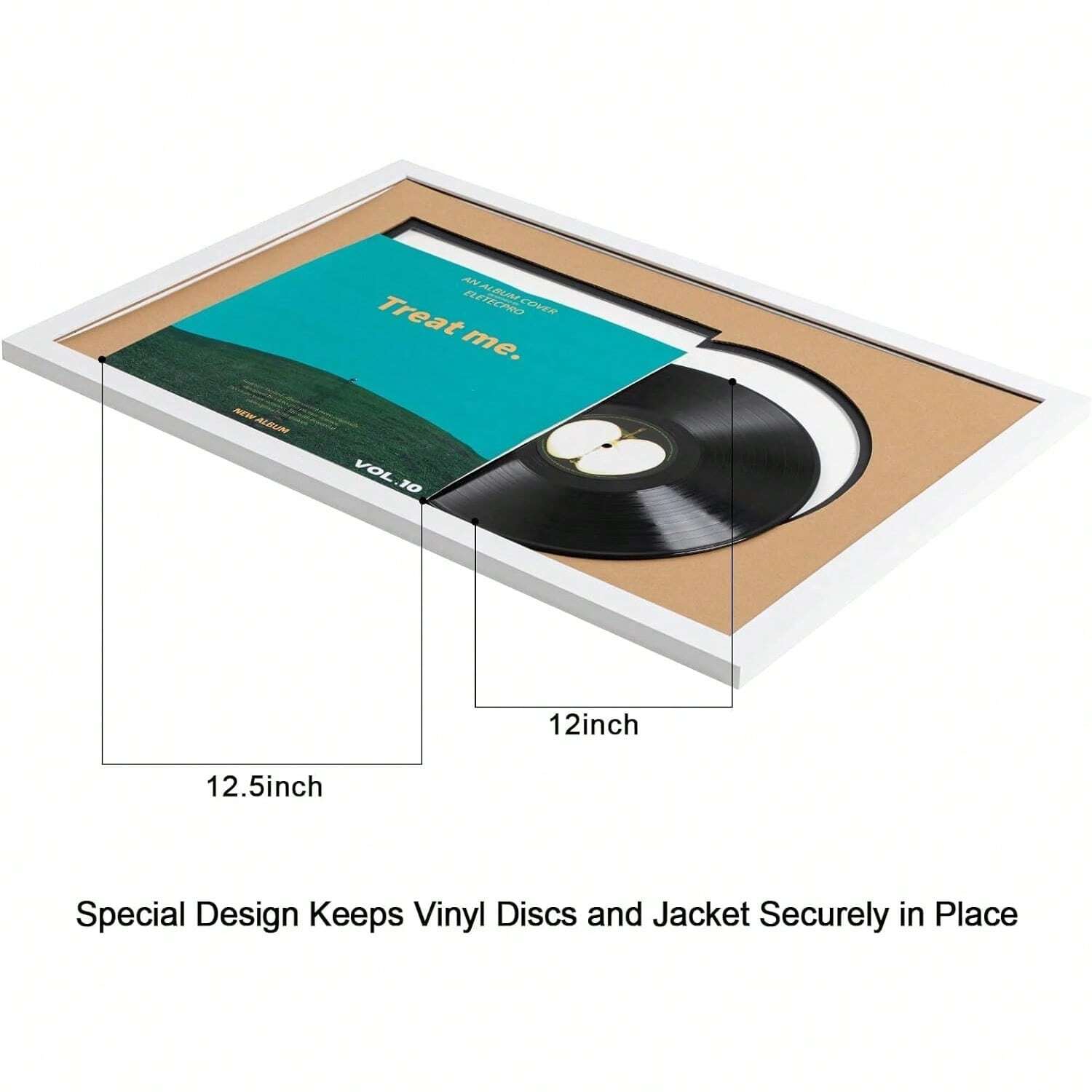 Eletecpro Record Frame 16x24 Inches With 2 Double Sided Mats (Black ...