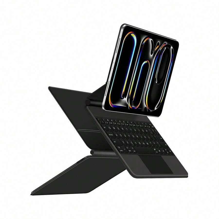 Smart Keyboard For IPad Pro 11 / 13 Inch M4 2024 Colorful Backlight ...