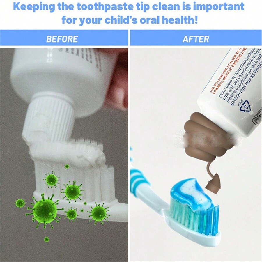 Popular Creative Novelty Silica Gel Toothpaste Cap Of Poop Shape For ...