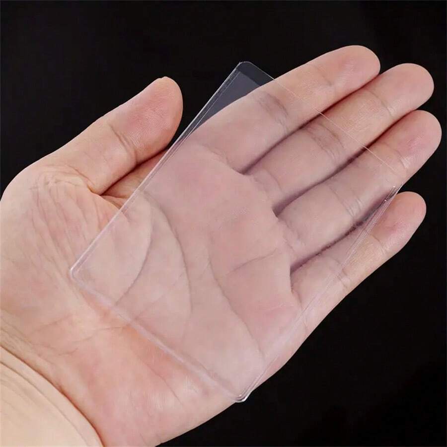 10pcs Waterproof Transparent Card Sleeve Plastic Card Protector For ...
