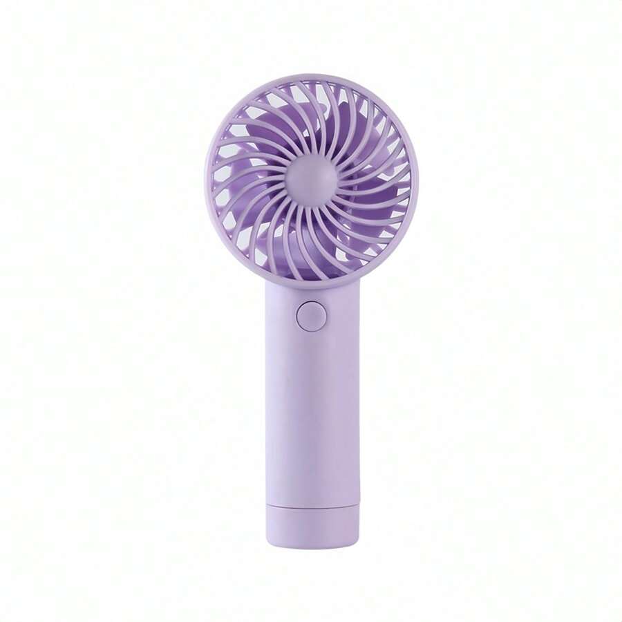 1 Pc Summer Handheld Fan 3-Speed Silent USB Rechargeable Portable Mini ...