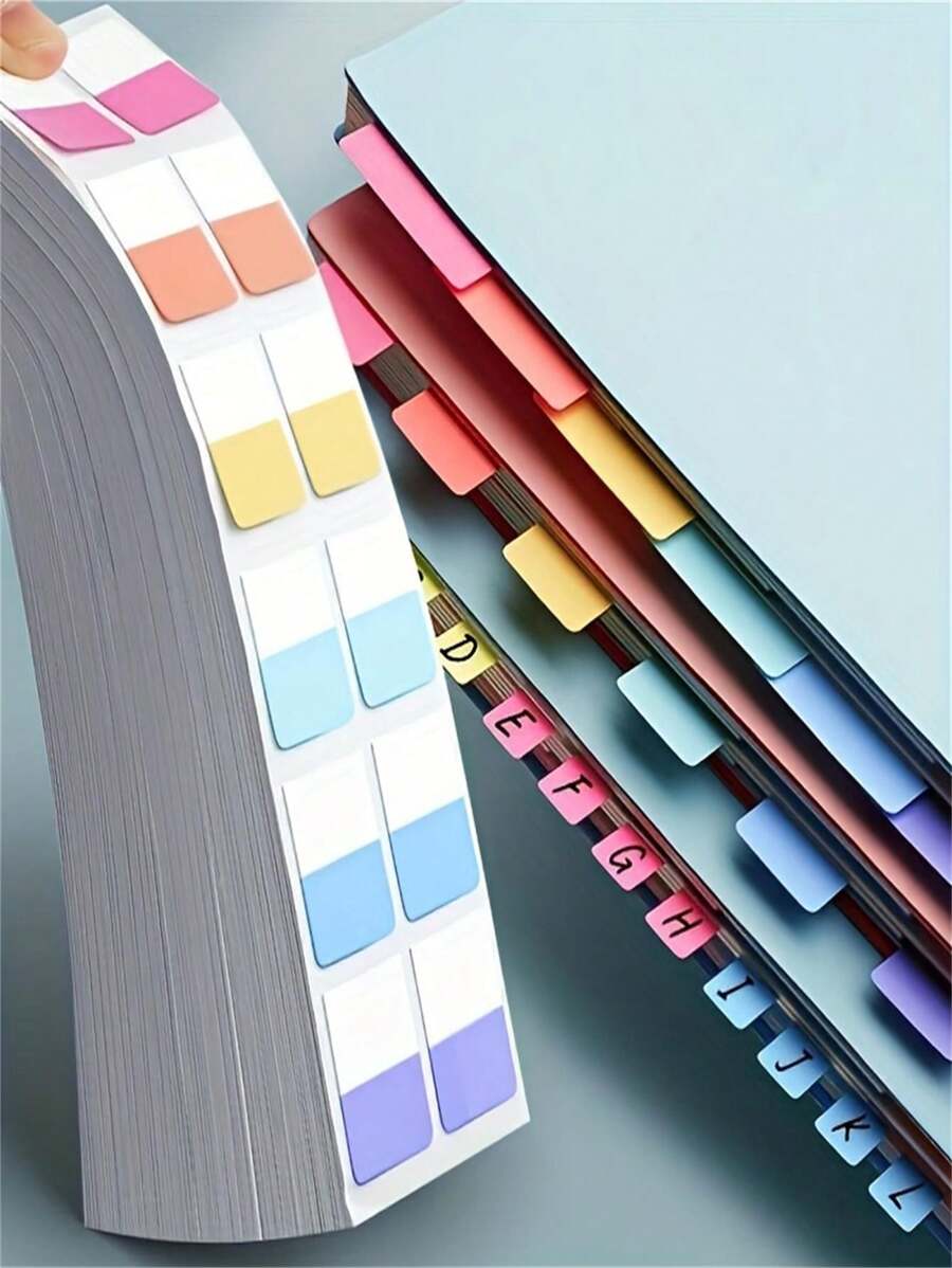 10pcs Colorful Index Tab Stickers - Small Page Divider Tab Stickers ...