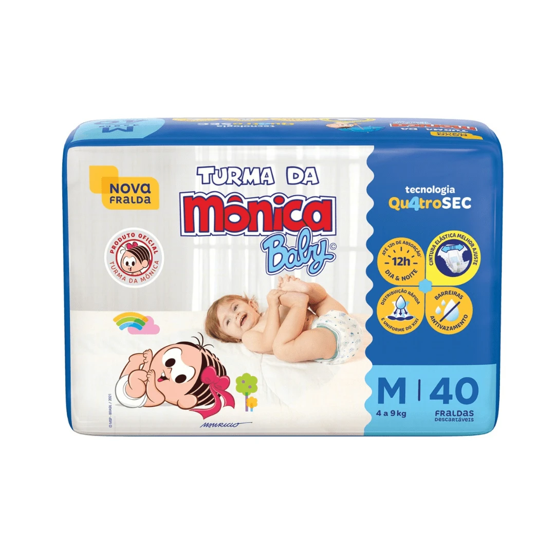 Disposable Diaper For Children Turma Da Monica Economico - All Sizes ...