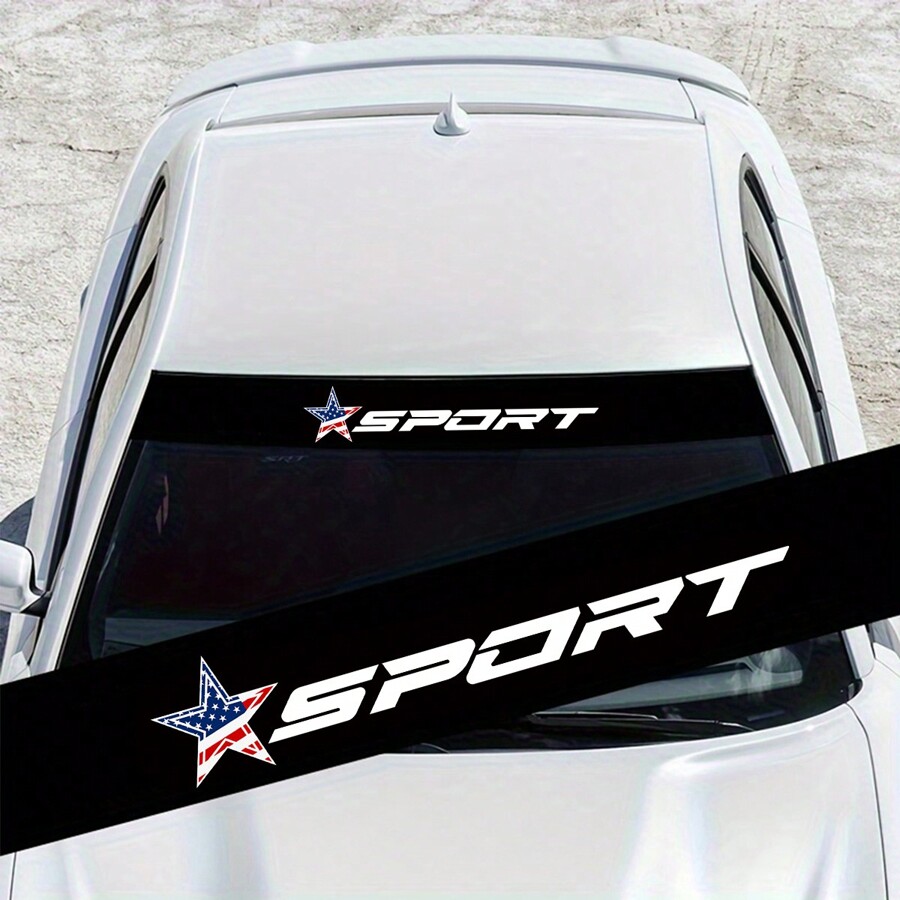 1pc Eye-Catching Reflective Car Front Windshield Decal For Toyota Lexus ...