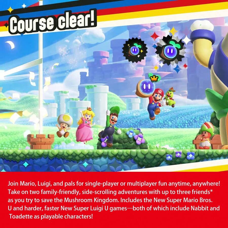 Nintendo SwitchSuper Mario Bros. Wonder -JP Version,Nintendo Oled,Mario ...