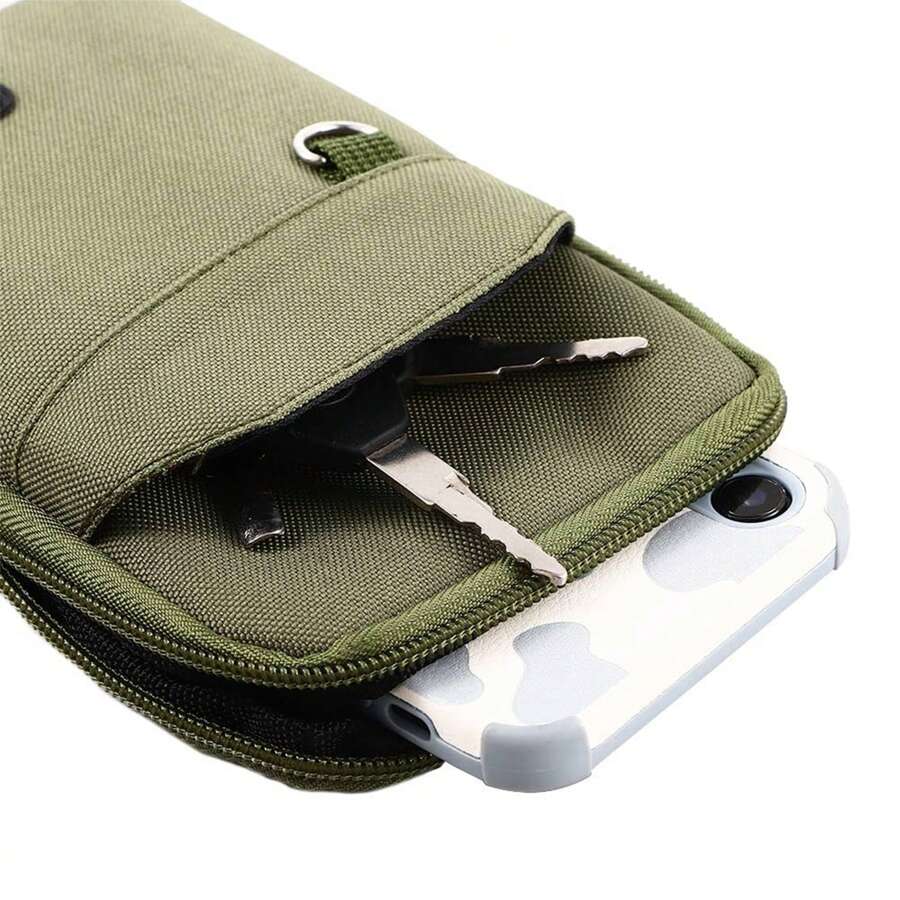 Phone Holster Bag Molle Waist Pouches, Small Tactical Duty Belt ...