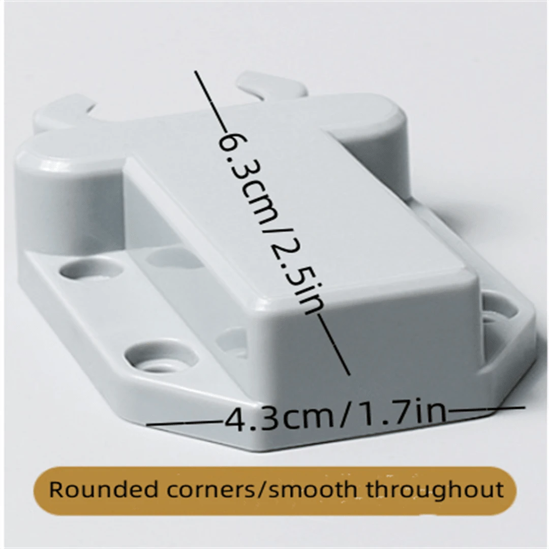 Press To Lock Door Stopper, Plastic Retaining Clip For Retractable ...