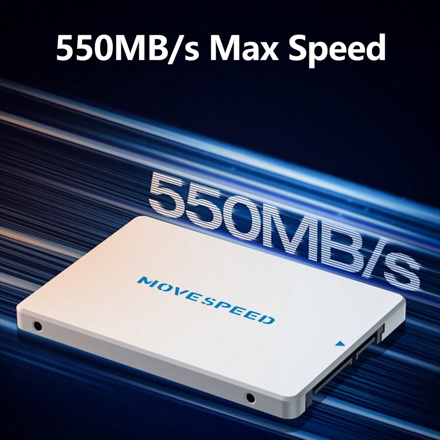 MOVESPEED SATA3.0 SSD 512GB 1TB SATA III Drive TLC Chip Internal Solid State Drive 256GB 2TB 4TB ...