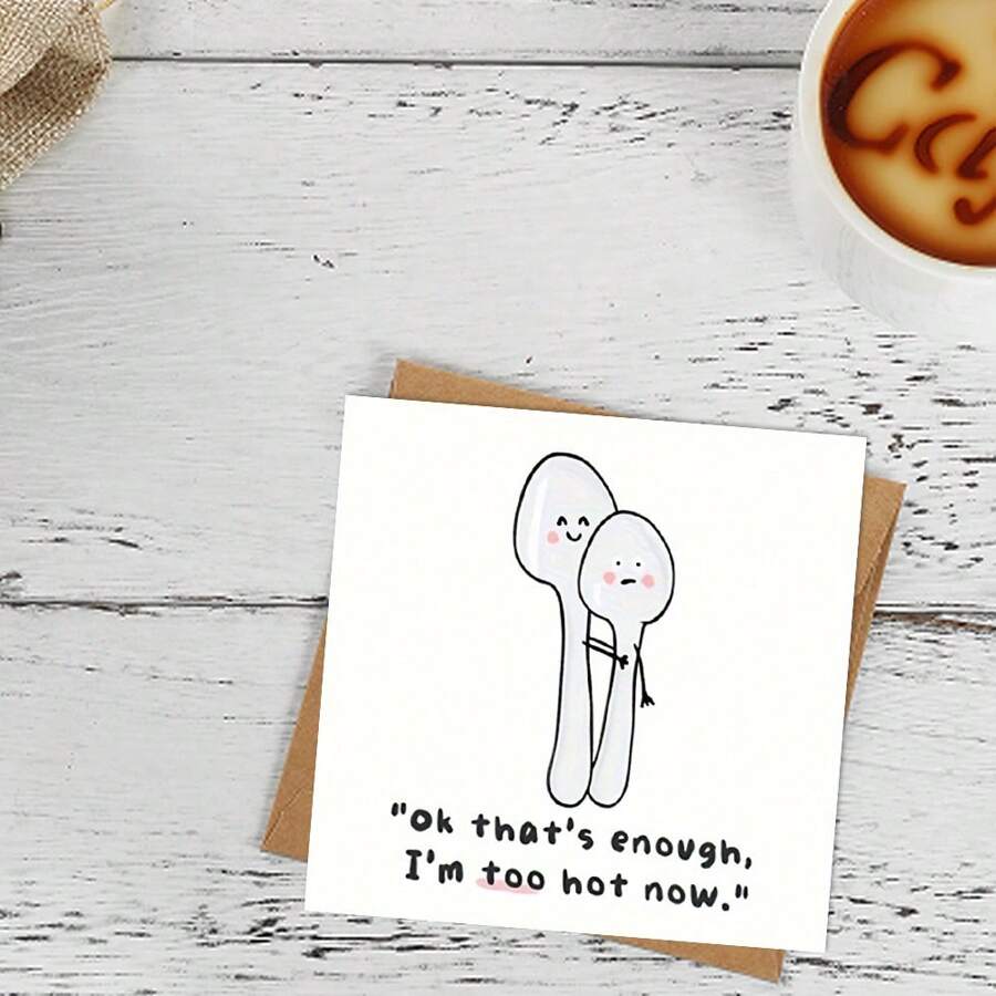Funny Spooning Birthday Card For Boyfriend, Big Spoon Little Spoon ...