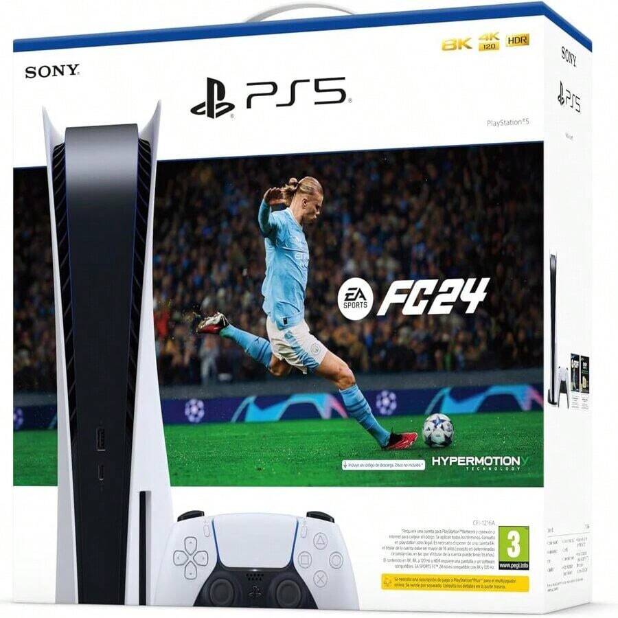 Sony Playstation Pack Playstation 5 (PS5) + EA SPORTS FC 24 | SHEIN EUR
