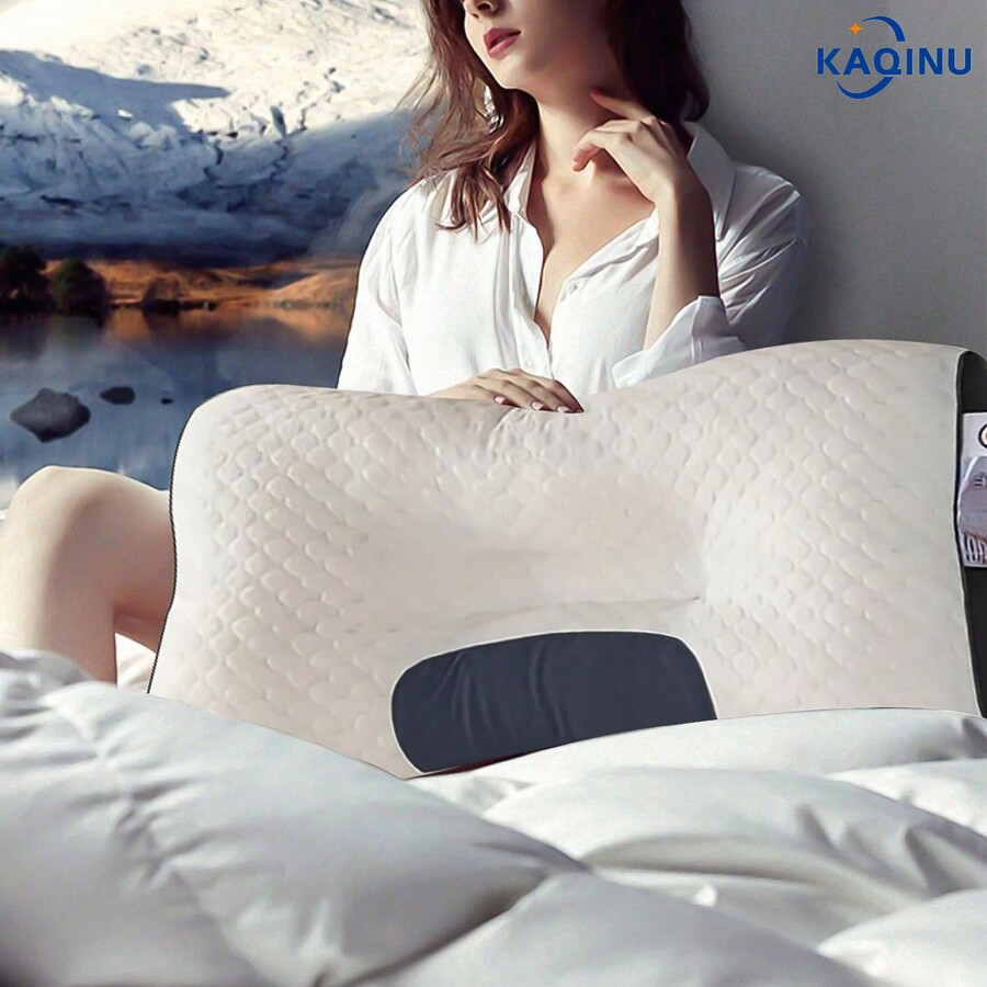 Two New SPA Massage Neck Pillows Do Not Collapse Knitted Cotton Pillow ...