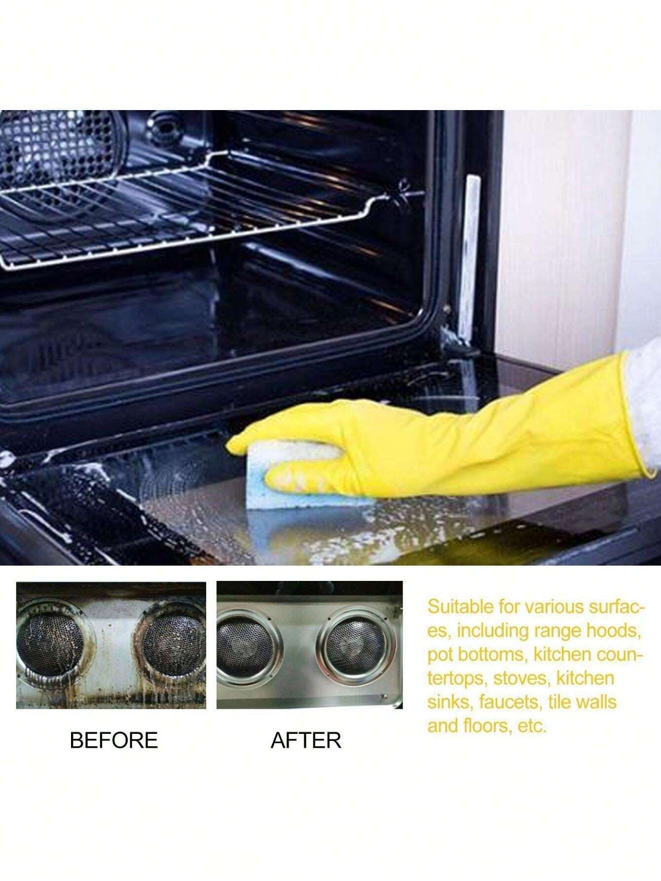 1pc Kitchen Cleaning Powder, Heavy Grease Stain Remover For Kitchen ...