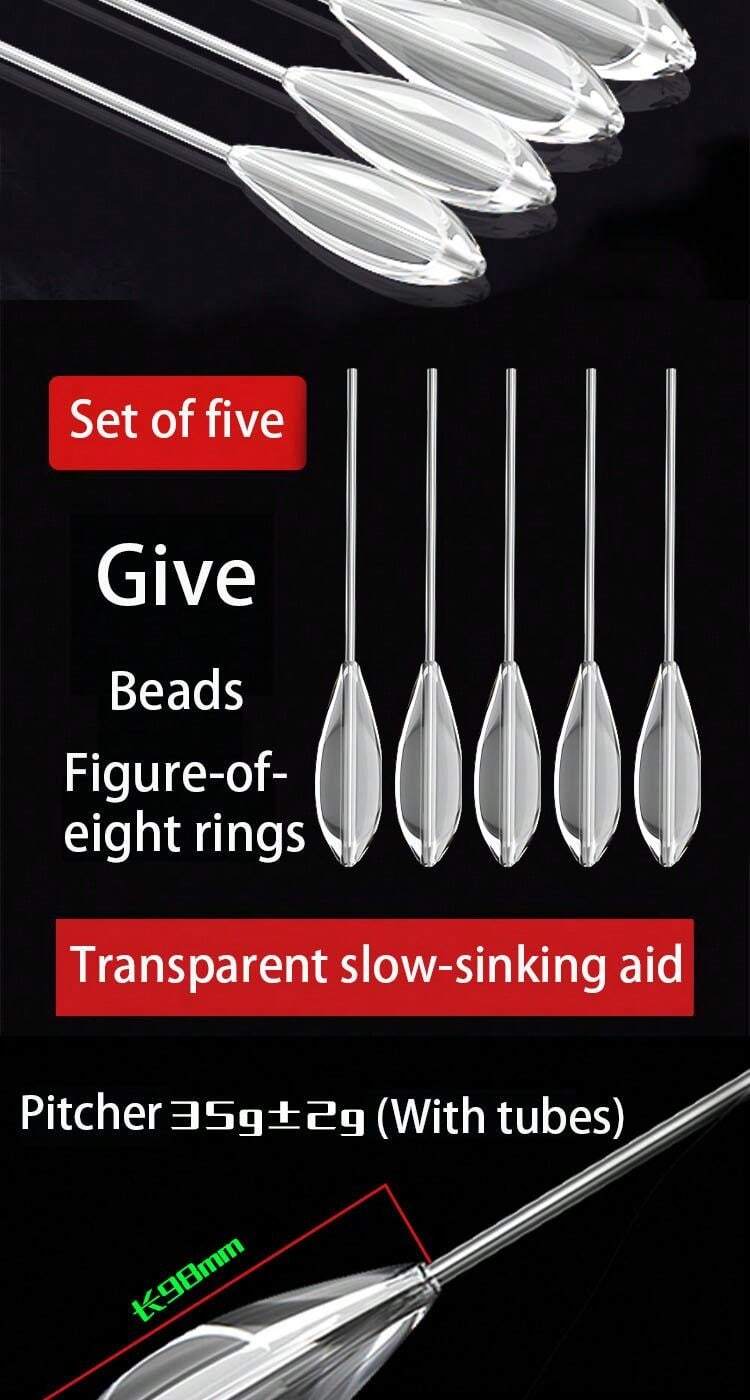 Clear Acrylic Anti-Tangling Slow Sinking And Floating Casting Assist ...