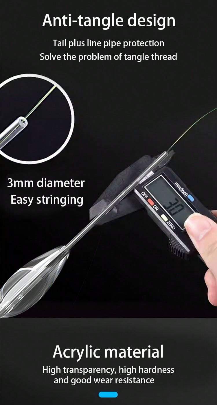 Acrylic Anti-Winding Floating Fish Lure Launcher For Far Cast Fly ...