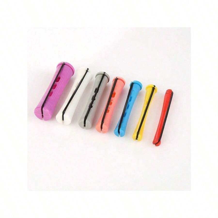 60 Pieces Hair Perm Rods Short Cold Wave Rods Plastic Perming Rods Hair ...