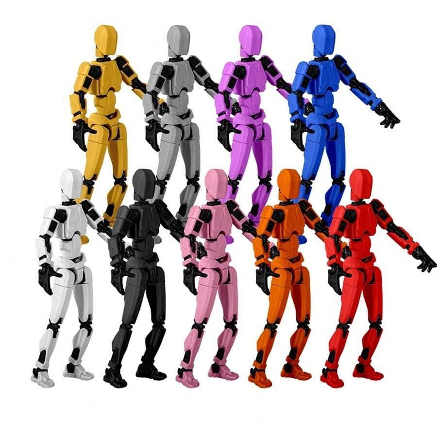 1PC 3D Printed Lucky Mannequin - 3rd Generation 13-Section Articulated ...