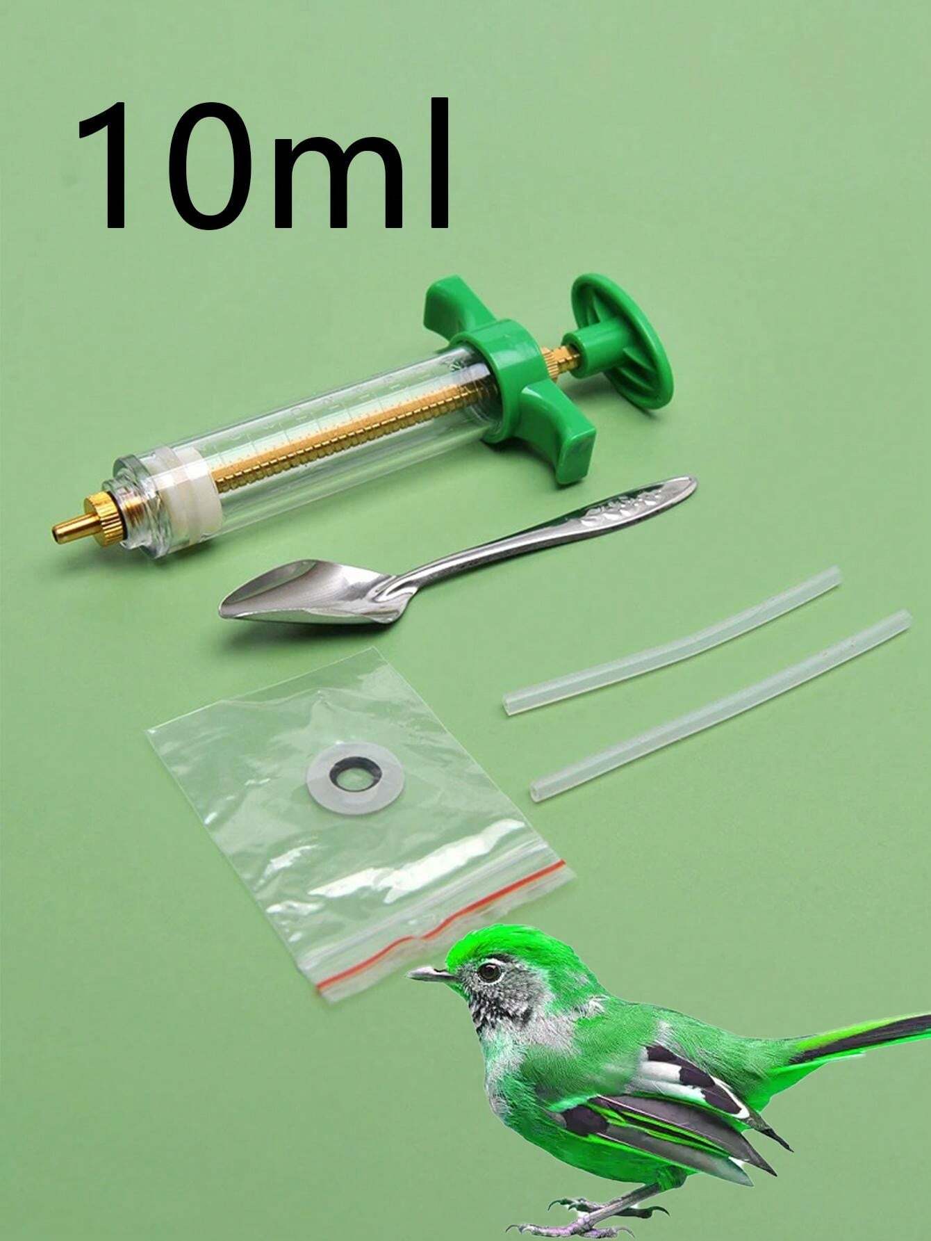 10ml Feeding Syringe With Soft Tube For Feeding Tiger-Striped Phoenix ...