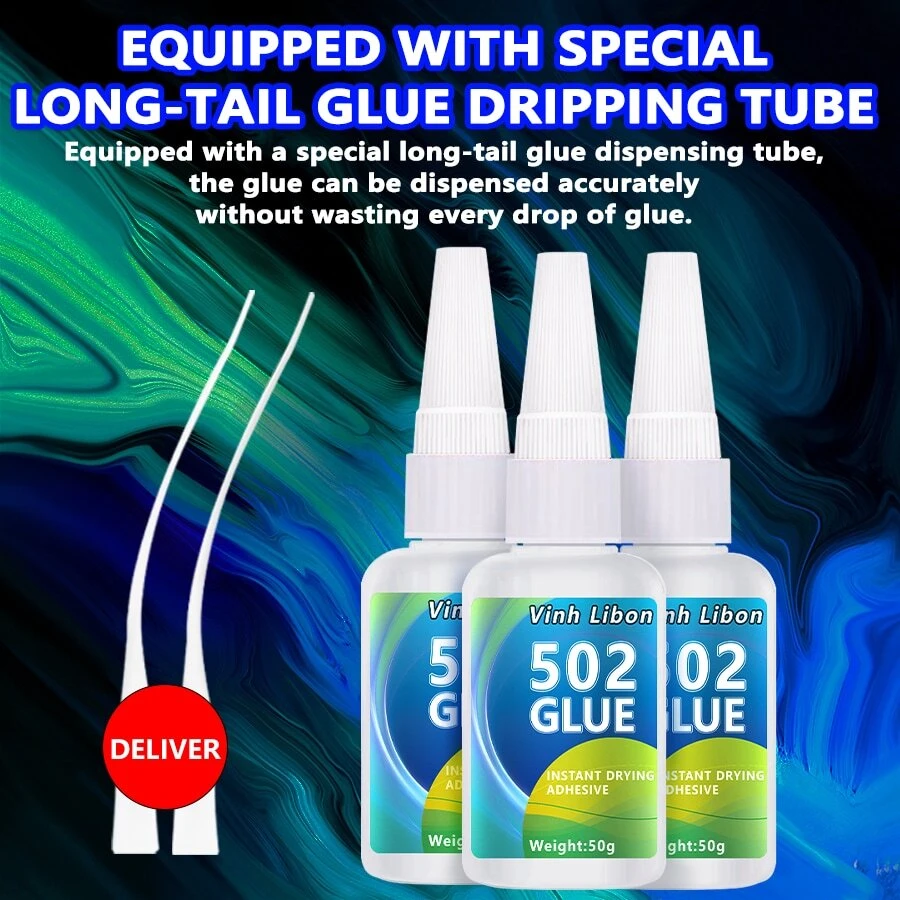 1pc Multi-Functional 502 Fast Drying Glue 50g, Suitable For Materials ...
