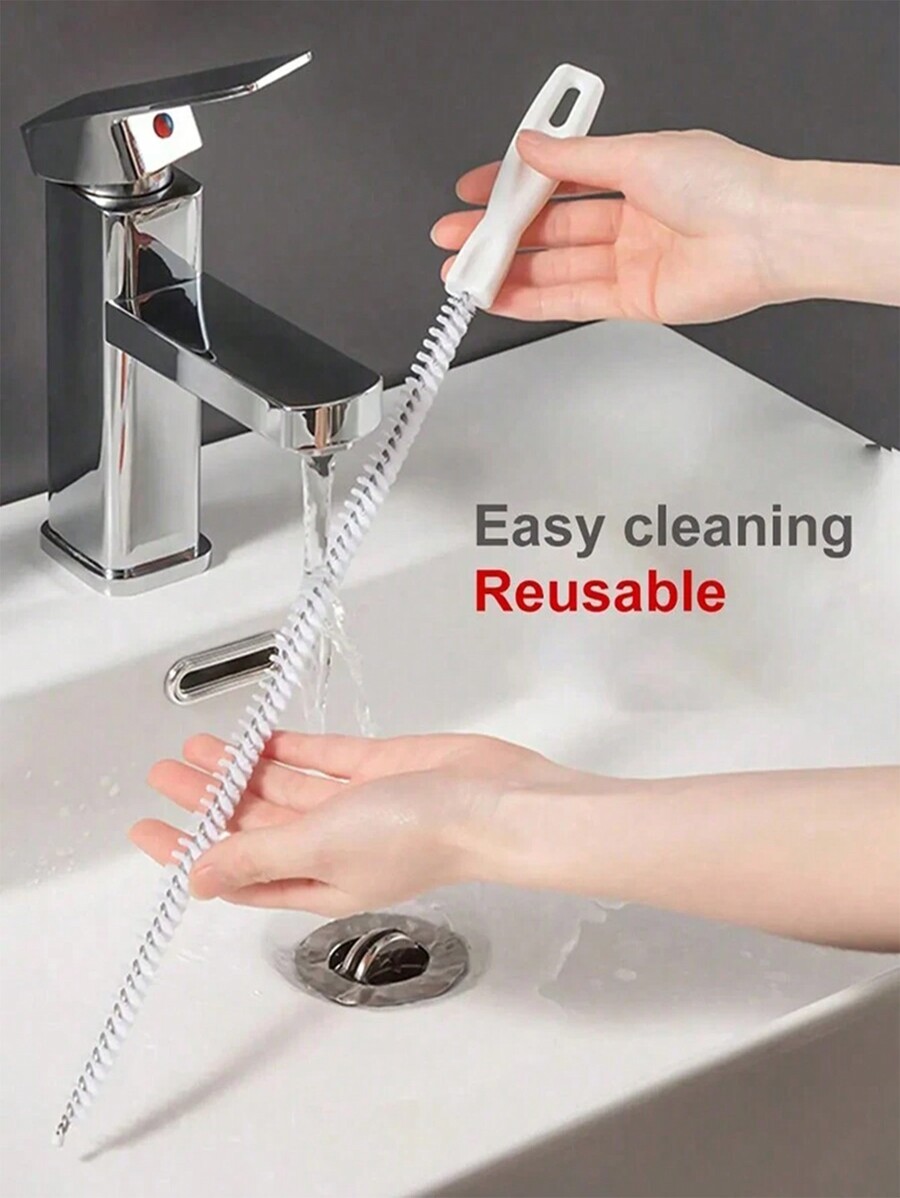 Pipe Unblocking Tool, Kitchen Sink Drain Cleaner Brush, Hair Removal ...