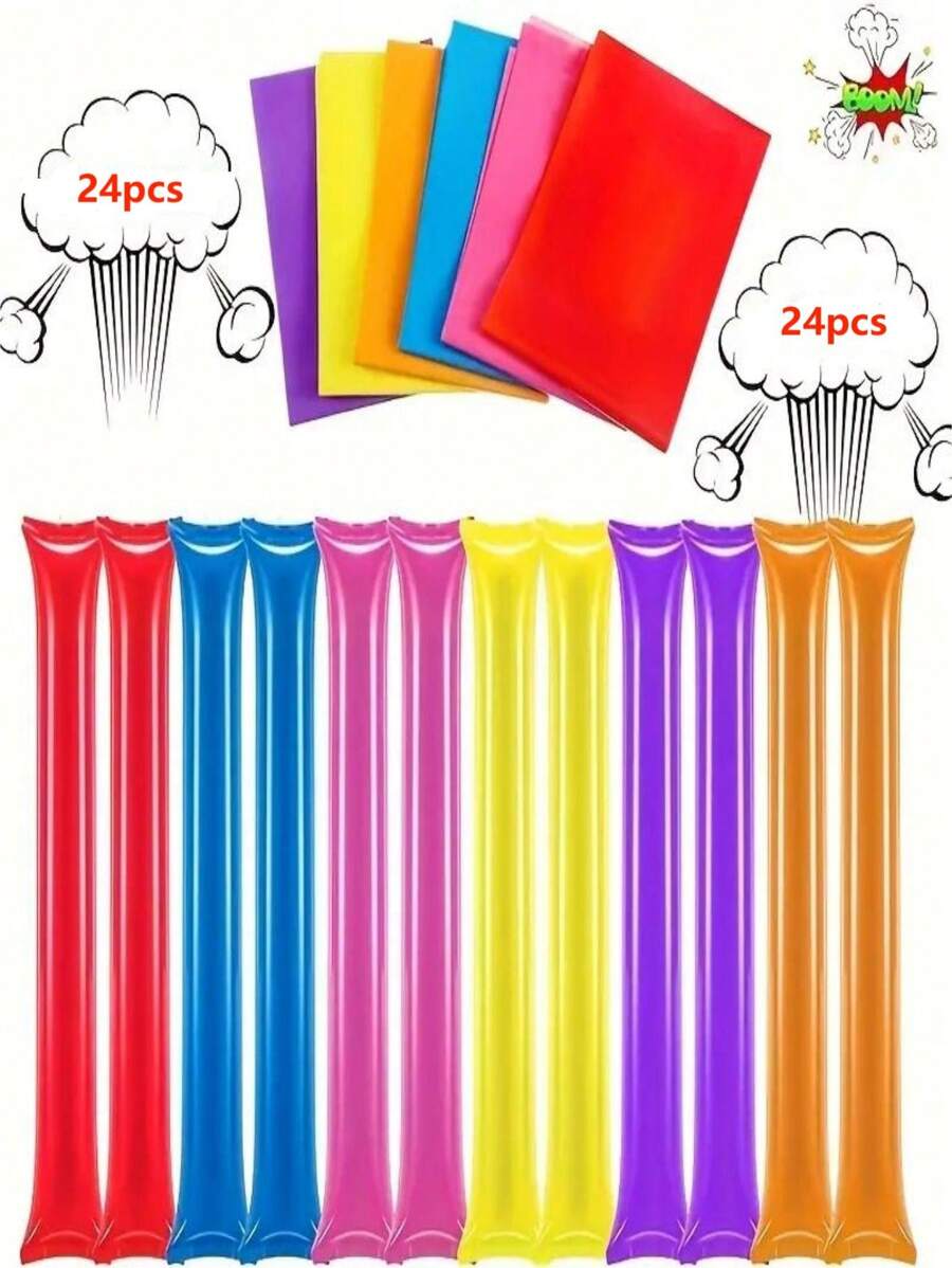 Thunder Sticks, Team Spirit Boom Sticks, Plastic Cheerleading Spirit ...