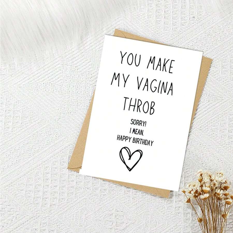 Dirty Birthday Card For Him | Raunchy Birthday Card For Husband ...