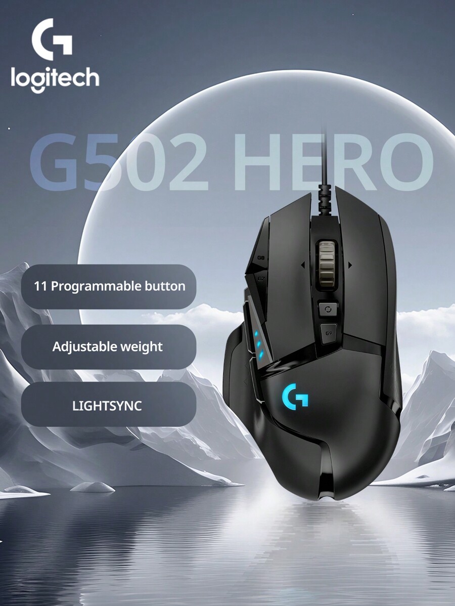Logitech G502hero Master Wired Gaming Mouse 502 Esports Machinery Eat ...
