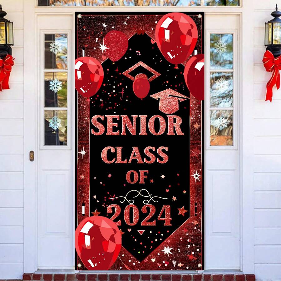 70*35 Inch Senior Class Of The 2024 Door Cover Banner Graduation Banner ...