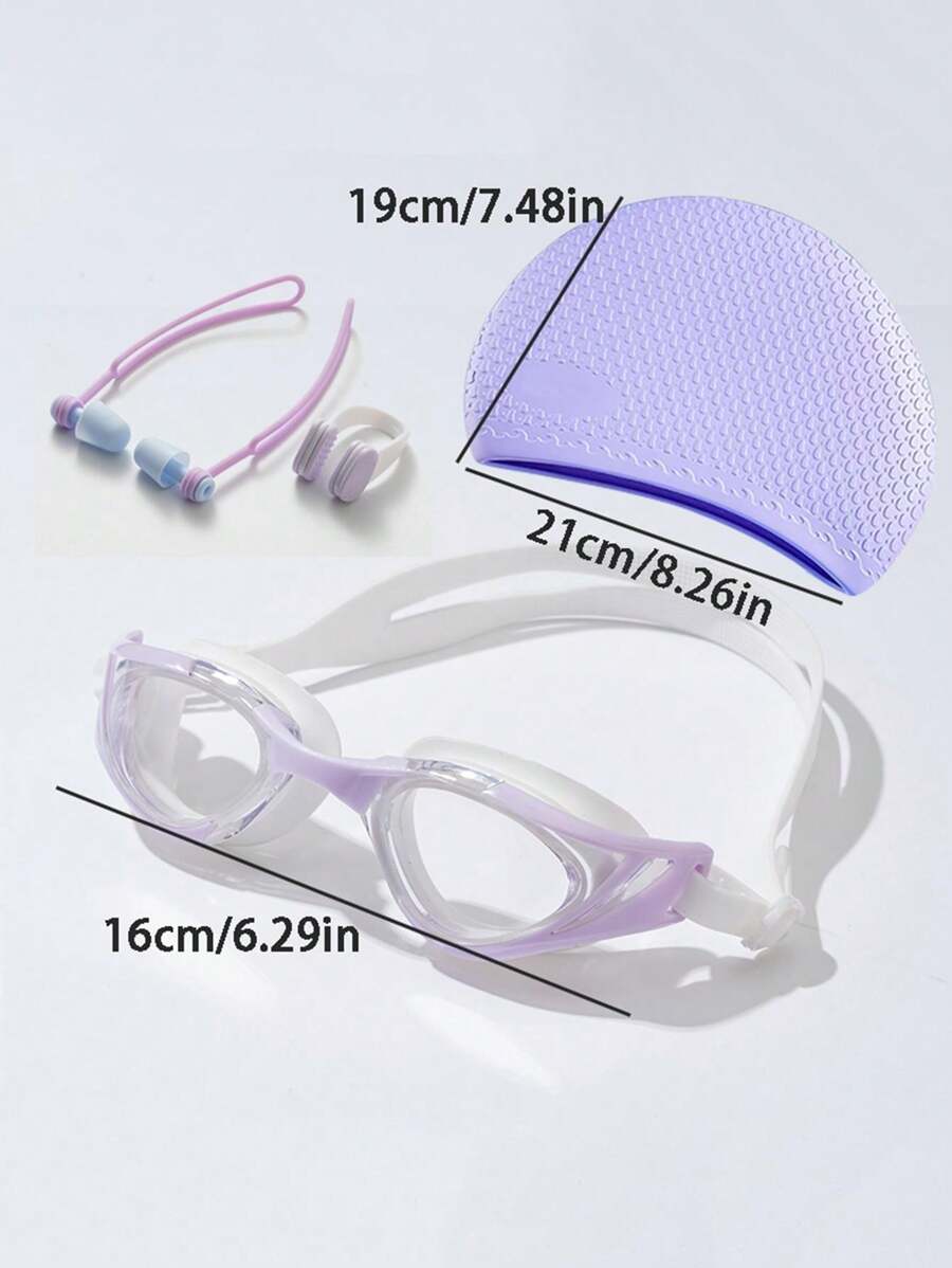 1pc Adult Swim Goggles Set Including Anti-Fog, Waterproof And High ...