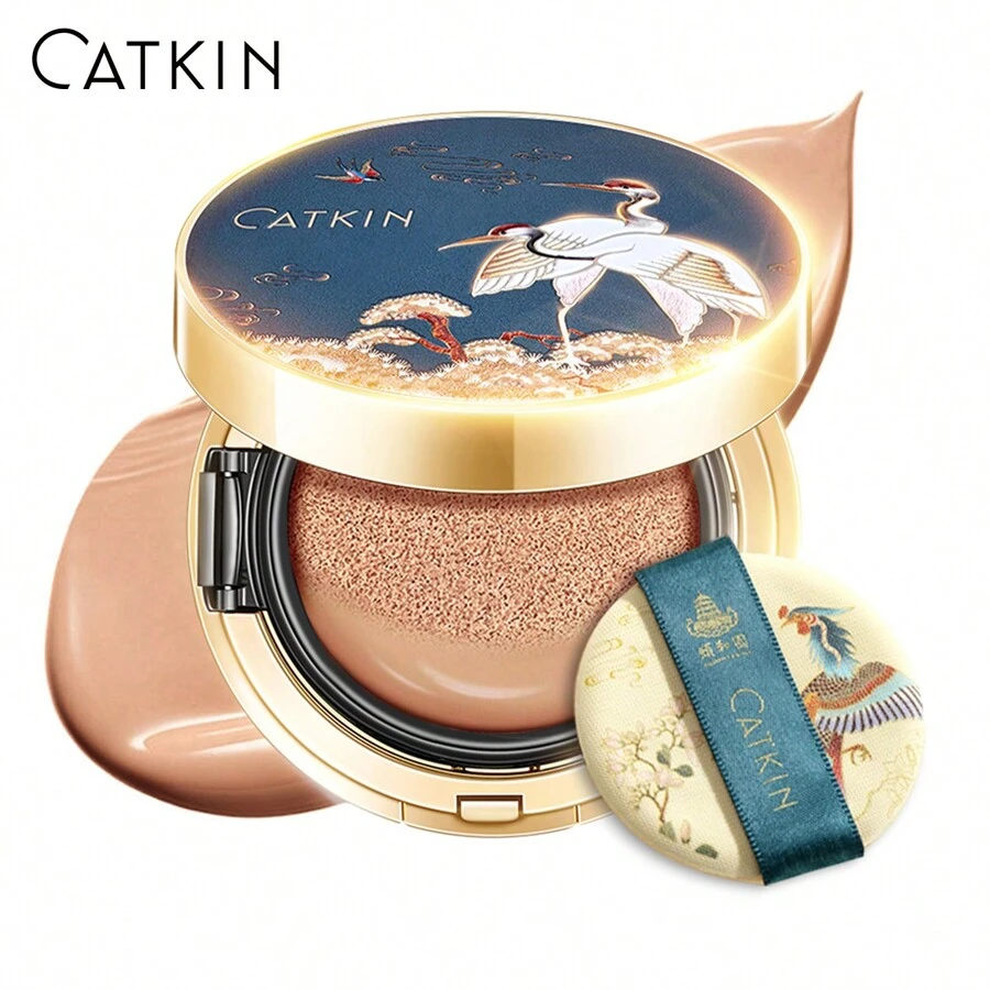 CATKIN Catkin Phoenix Cushion Foundation Buildable Coverage Anti-Aging Serum Makeup Sheer Satin ...