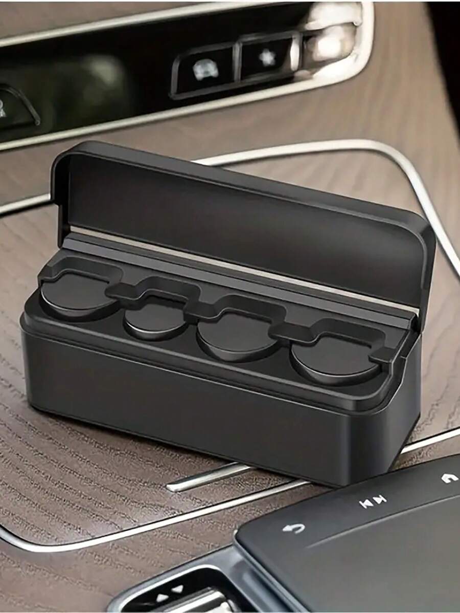 1pc Coin Holder For Car, Portable Mini Change Storage Box, Universal ...