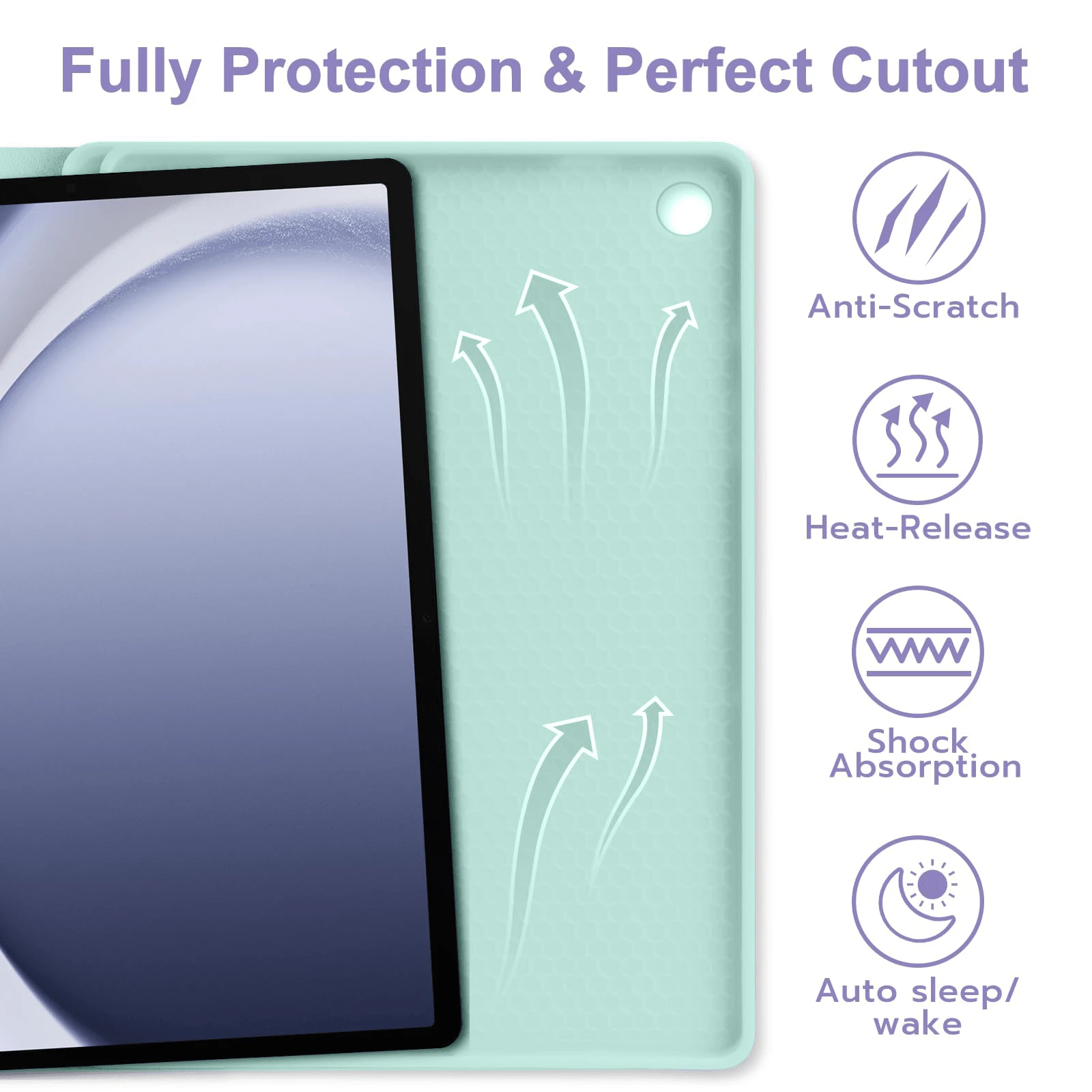 Keyboard Case Compatible With Samsung Galaxy Tab And IPad , Redmi Pad ...