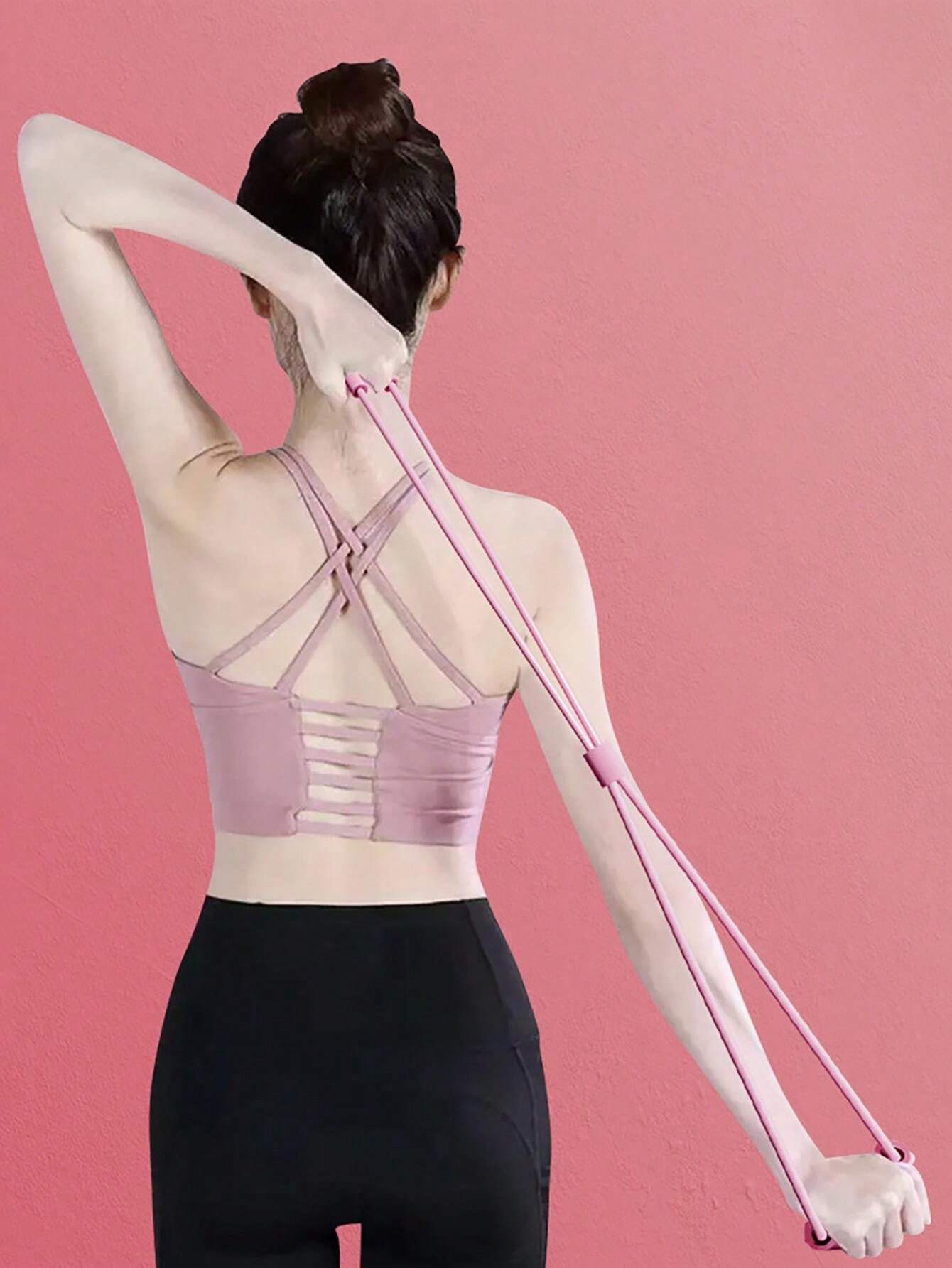 1pc Figure 8 Shaped Resistance Band For Shoulder And Back Exercises ...