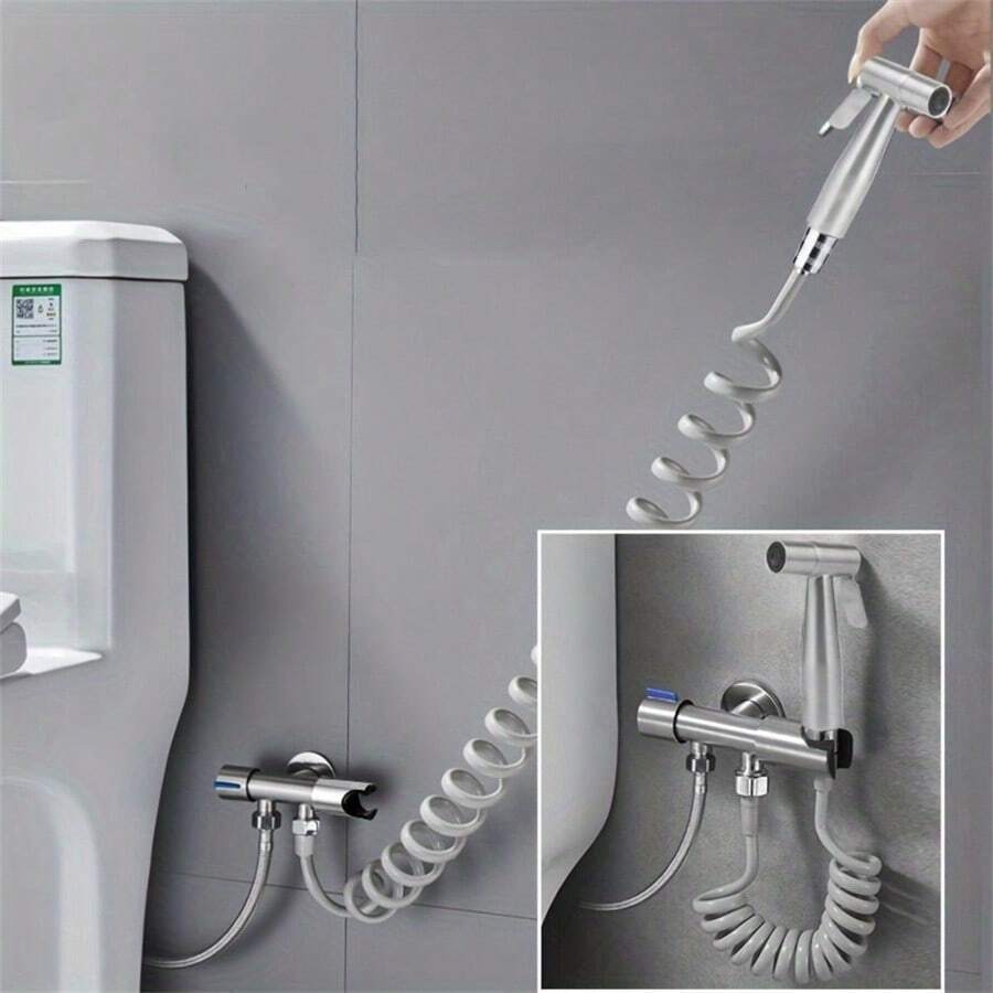 Toilet Spray Gun High-Pressure Toilet Bowl Companion Feminine Wash Two ...