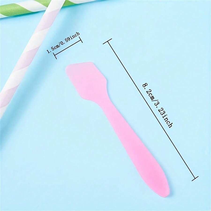100pcs Premium Plastic Cosmetic Spatulas - Hygienic Eye Cream ...