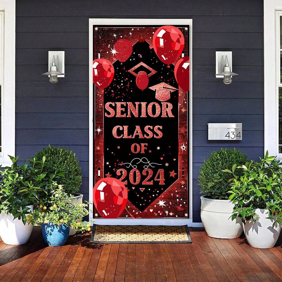 70*35 Inch Senior Class Of The 2024 Door Cover Banner Graduation Banner ...
